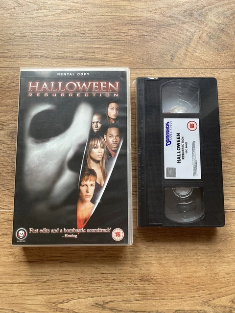 ORIGINAL RARE BIG Box Halloween Resurrection Ex-Rental VHS Horror £9.99 ...