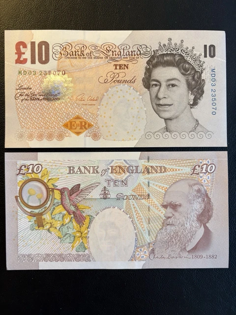 UNC/UNC(-) BANK OF England £10 Ten Pounds Banknote Cleland Signed 2000 ...