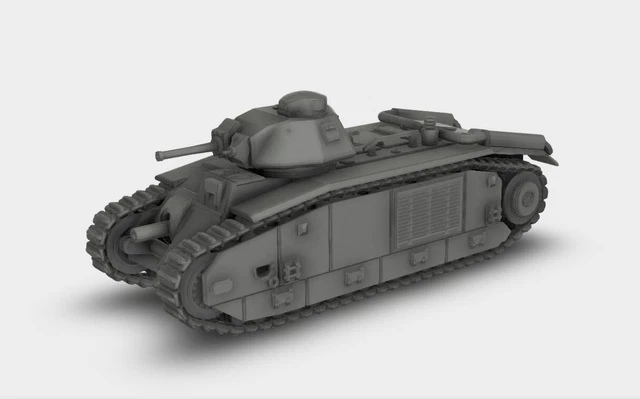 CHAR B1 BIS Panzer Frankreich WW2 Bausatz 3D Druck 1:87 - 1:35 EUR 11,90 - PicClick DE