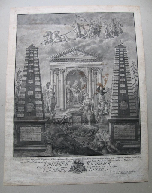 CONRAD FELSING: ALLEGORIE Besetzung Frankfurt 1792/Occupation Print Kupferstich EUR 119,00 ...