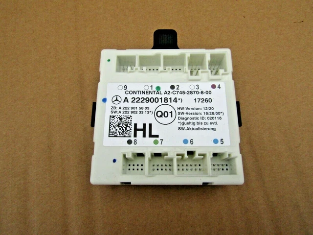 MERCEDES BENZ C63S AMG W205 2017 Door Control ECU Module Rear LHS ...