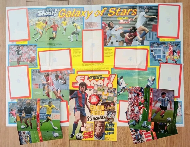 SHOOT MAGAZINE WITH FREE GIFTS GALAXY OF STARS POSTER + STICKERS 4th ...