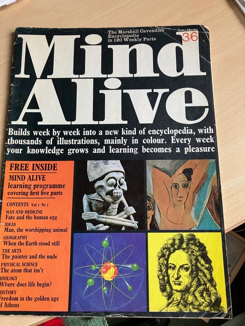 RARE MIND ALIVE’ Marshall Cavendish Magazine-Volume 1 - Issue Number 1 ...