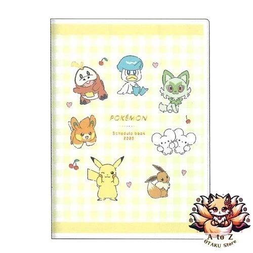 NEW SUN-STAR STATIONERY Pokémon Character Planner 2026 Monthly B6 ...