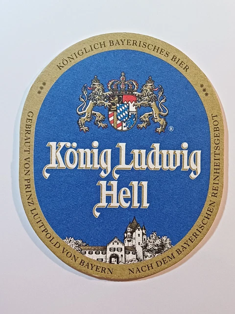 KÖNIG MAX II. - Bierfilz von König Ludwig Hell Bierdeckel Kaltenberg Bierdeckel EUR 1,95 ...