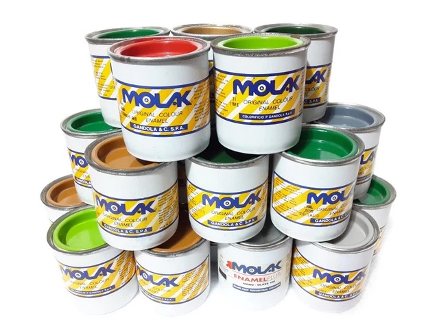 COLORI SMALTI MOLAK ENAMEL 180 ml GANDOLA MATT GLOSS SATIN METALLIC EUR ...