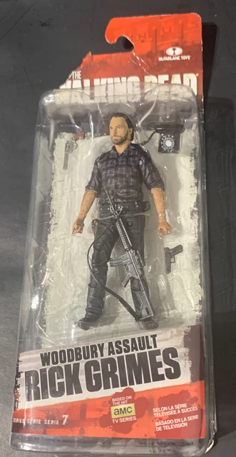 MCFARLANE AMC THE Walking Dead Rick Grimes Woodbury Action Figure ...