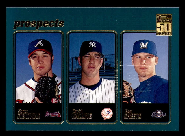 2001 EMPLOYÉ DE Topps #364 Scott Sobkowiak/Ben Sheets/David Walling ...