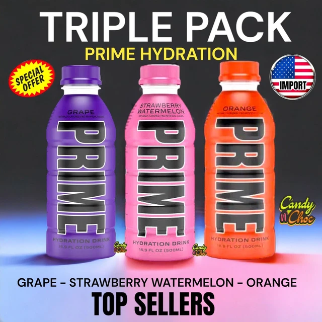 Prime Hydration Drink By Logan Paul And Ksi All Flavours American Usa