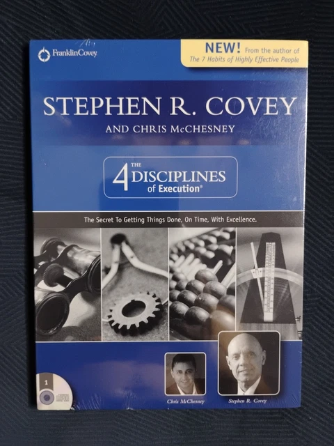 THE 4 DISCIPLINES OF EXECUTION by Stephen R. Covey (2007) CD Audiobook ...