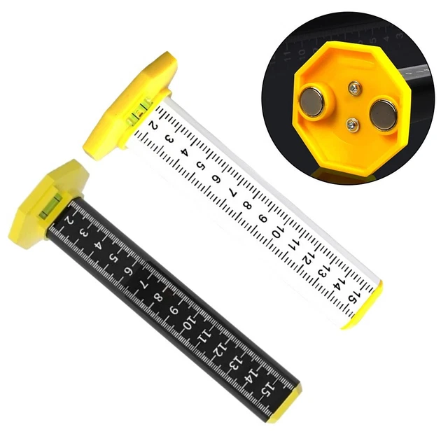 WOODWORKING EQUAL HEIGHT Ruler Positioning Horizontal Elevation Scale ...