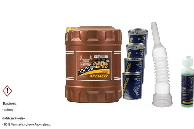 10L PEMCO DIESEL G-15 Fatt 20W-50 Api CI-4 / Cf / Sl olio motore Incl. Additivo EUR 78,36 ...