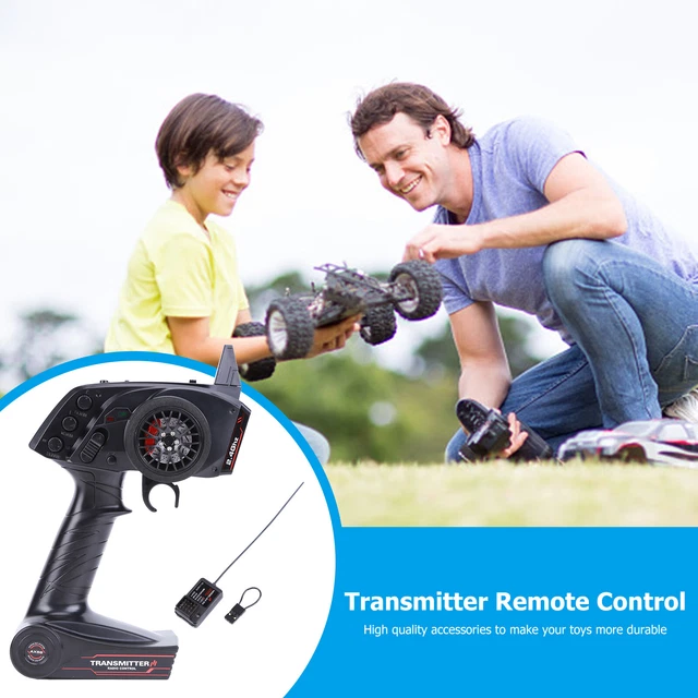 NEW AUSTAR UNIVERSAL RC Car Model 3CH 2.4GHz Transmitter Controller ...