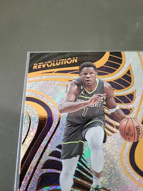 CARTA NBA ANTHONY Edwards Panini Revolution 2022-23 #46 Lupi Di Legno ...