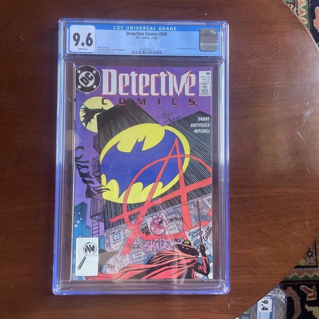 CGC 9,6 DC Comics DETECTIVE COMICS #608 1ère apparition ANARKY méchant ...