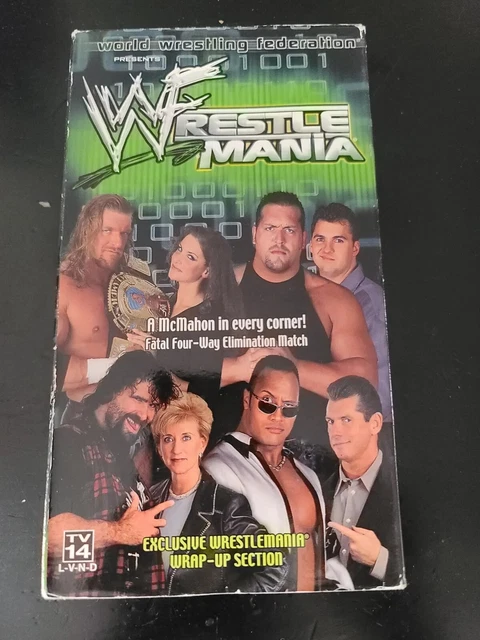 WWF WWE WRESTLEMANIA 2000 VHS WWF Home Video $5.00 - PicClick CA