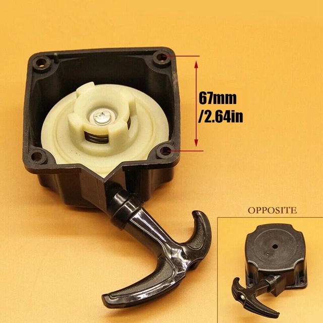 UNIVERSAL BLACK RECOIL Starter Pull Start For Petrol Brush Cutter ...