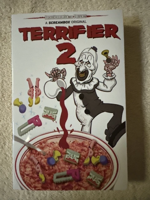 TERRIFIER 2 VHS Art Crisipies Design (Big Book Edition /250) NEW £141. ...