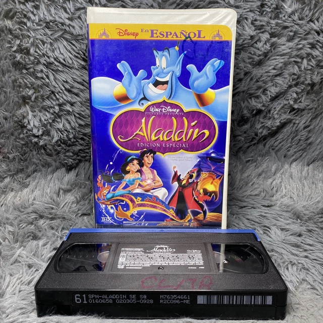 ALADDIN EDICION ESPECIAL Disney en Espanol VHS Tape 1992 Spanish ...