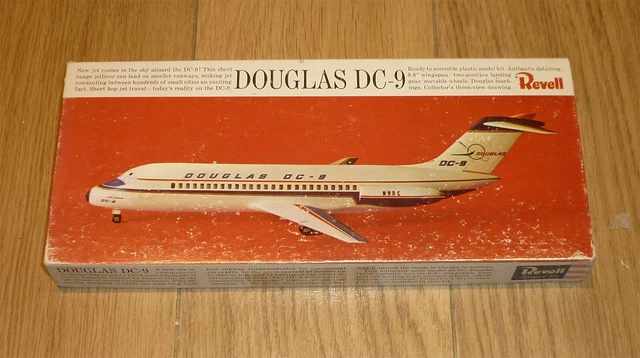 1960S REVELL 1/120 scale Douglas DC-9 (H-246) - plane kit £24.99 ...