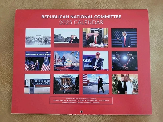 DONALD TRUMP 2025 Calendar - Official Republican National Committee ...