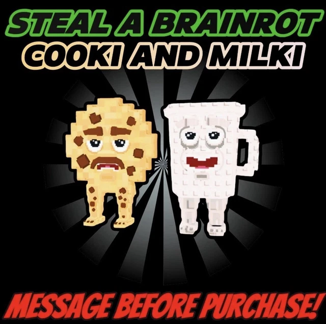 COOKI AND MILKI | 🧠Steal A Brainrot | 155M/S | ‼️Cheap And Fast ...