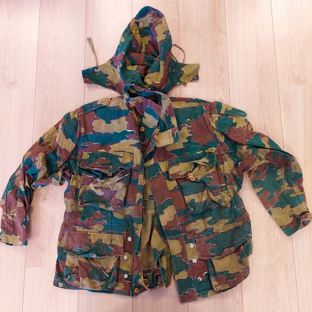 ORIGINAL 1960S BELGIAN Army Jigsaw Parachute Para Commando Smock EUR ...