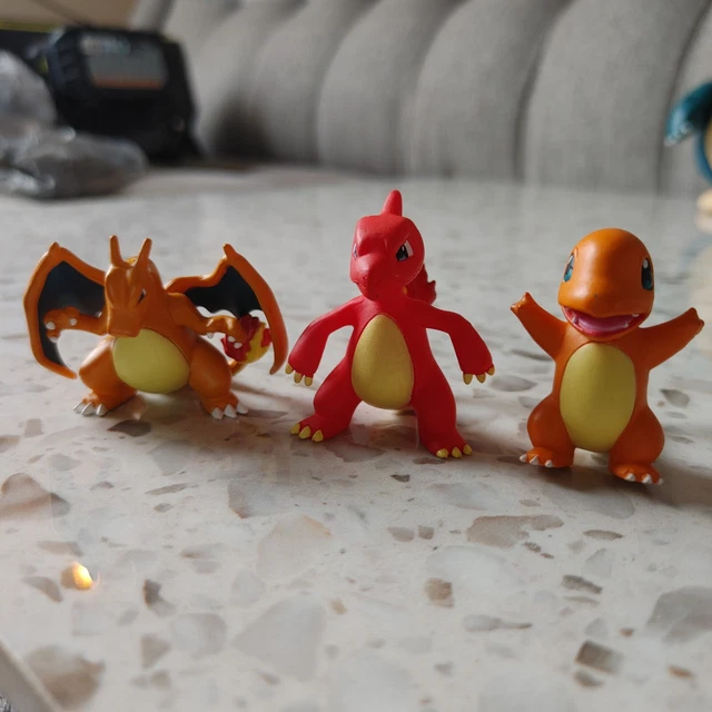 FIGURINE MINI CHARMANDER Charmeleon Charizard Pokemon 2"" TOMY Nintendo ...