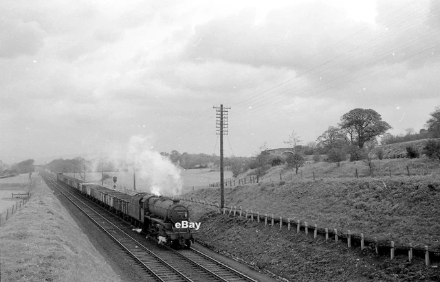 RAILWAY STEAM NEGATIVE Black 5 45208 West Yorkshire 1960s + Copyright £ ...