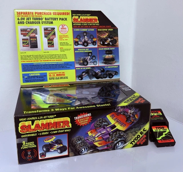 TYCO RC SLAMMER*FACTORY Sealed*Boxed*Not Taiyo*Retro *Vintage *Toy ...