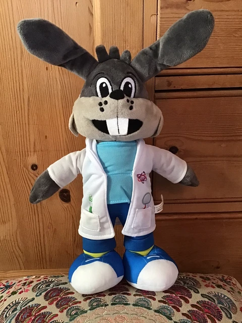 PARK RESORTS PARKDEAN Holiday Sparky Bunny Rabbit Scientist Plush Soft ...