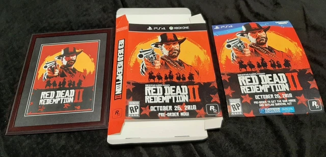 RED DEAD REDEMPTION 2 Poster Display Box and Handmade Print Rockstar ...