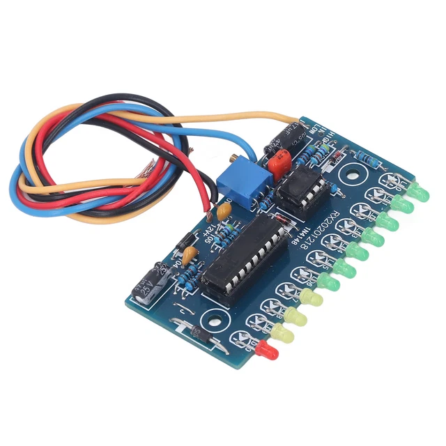 10 SEGMENT 11PCS 3mm LED Audio Level Indicator Module For VU Meter ...