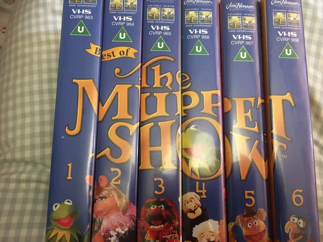 BEST OF THE Muppet Show VHS Video Volumes 1 to 6 - Jim Henson £9.99 ...
