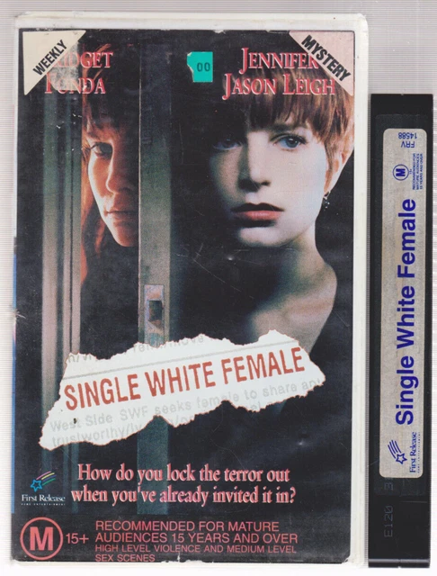 RARE VHS VIDEO Tape SINGLE WHITE FEMALE Big Box Ex-Rental First Release Fonda $10.00 - PicClick AU