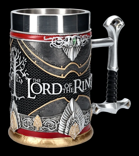 JUG LORD OF the Rings - Aragorn Beer Mug Drinking Jar Film Merchandise ...