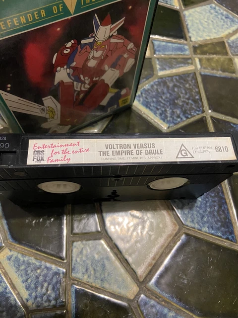 VOLTRON DEFENDER OF THE UNIVERSE VHS Video Tape Voltron Vs The Empire ...
