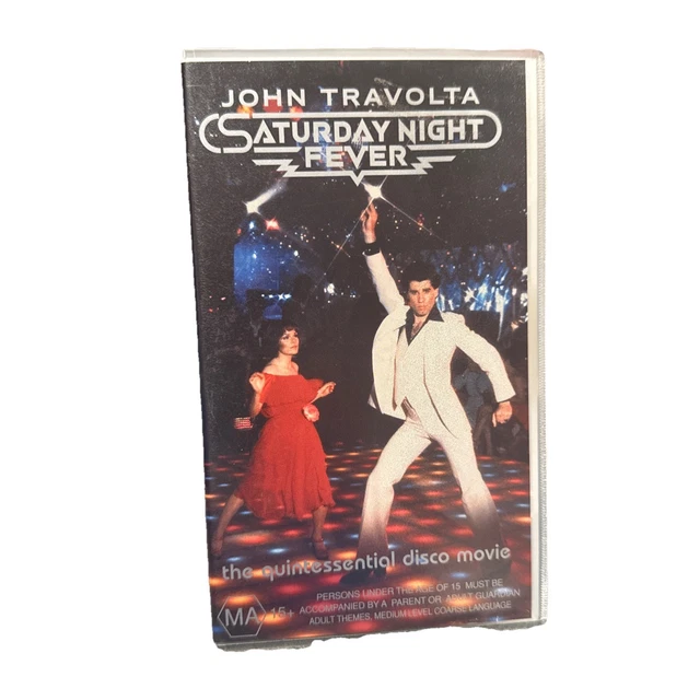 SATURDAY NIGHT FEVER VHS Tape John Travolta 2002 $15.50 - PicClick AU