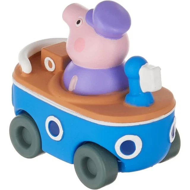 PEPPA PIG NONNO PIG Auto Blu Nave Plastica Action Figure Avventure ...