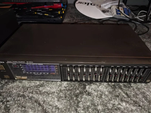 TECHNICS SH8044 STEREO Graphic Equalizer vintage 80s 430mm stack hifi £ ...