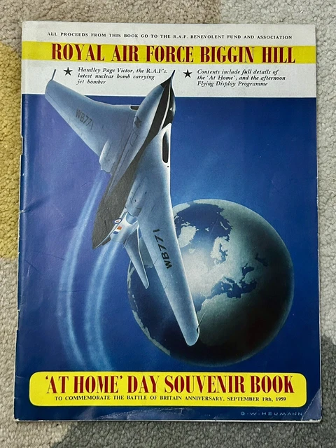 ROYAL AIR FORCE Biggin Hill “At Home” Day Souvenir Book September 19th ...