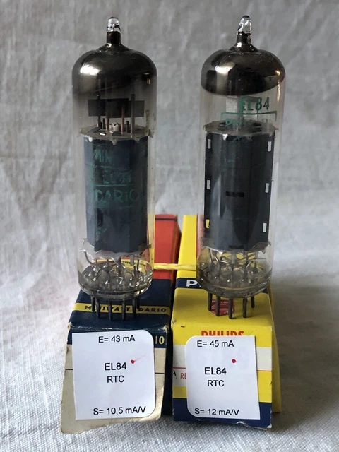EL84 6BQ5 RADIOTECHNIQUE matched pair Tube, lampe, Röhre, Valve. Slightly Used EUR 59,90 ...