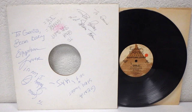 GIACCA ALBUM FIRMATA LOVER EGIZIANA RAGAZZA 12" Autografo RUDY PARDEE ...