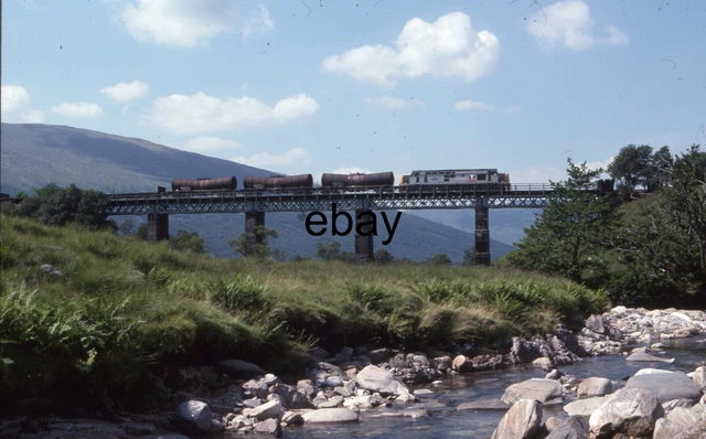 35MM RAILWAY SLIDE- BR Diesel Electric Class 37. 37430 @ Horse Shoe ...