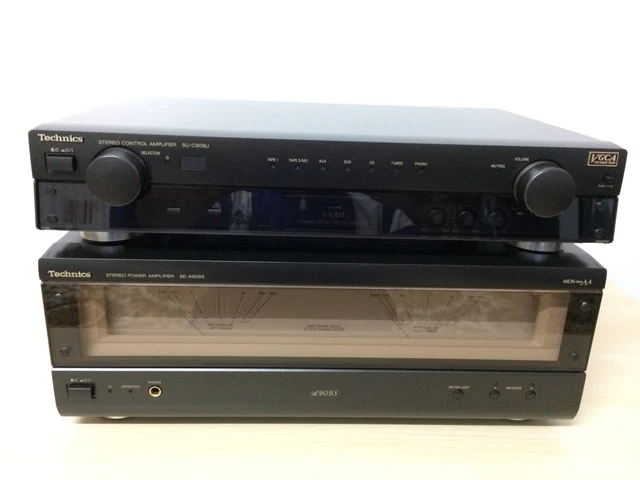 TECHNICS SU-C909U AND SE-A909S – Technics Pre-Amp, Power Amp - Technics ...