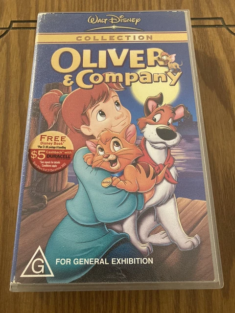 OLIVER & COMPANY - Disney VHS Tape, 1989 *VERY RARE OOP* Disney Classic ...