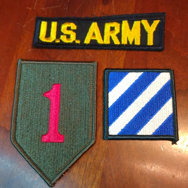 US ARMY 1ST 3rd Infantry Patches Big Red 1 $9.84 - PicClick
