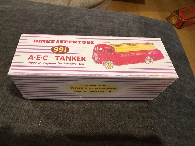 DINKY SUPERTOYS 991 AEC TANKER empty Reproduction Box £10.79 - PicClick UK