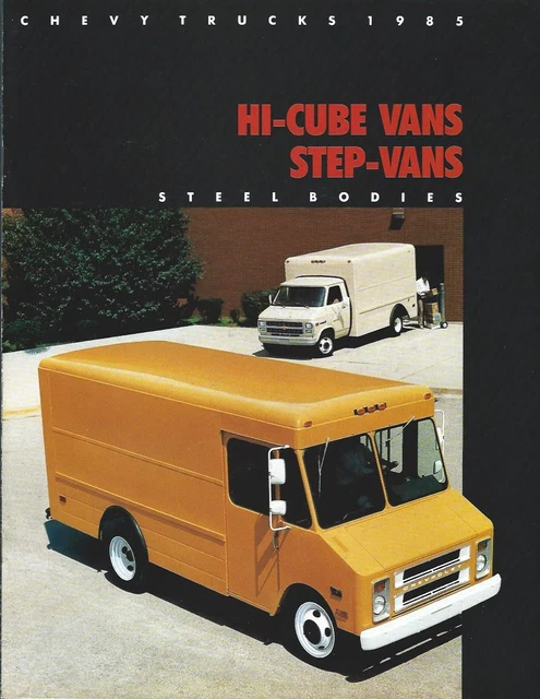 TRUCK BROCHURE - Chevrolet - Hi-Cube Step Vans - Steel Body - 1985 ...