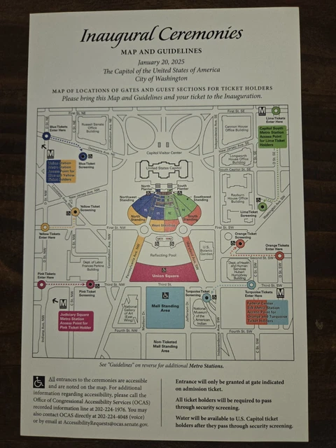 60TH INAUGURATION DONALD Trump JD Vance January 20, 2025 Presidential ...